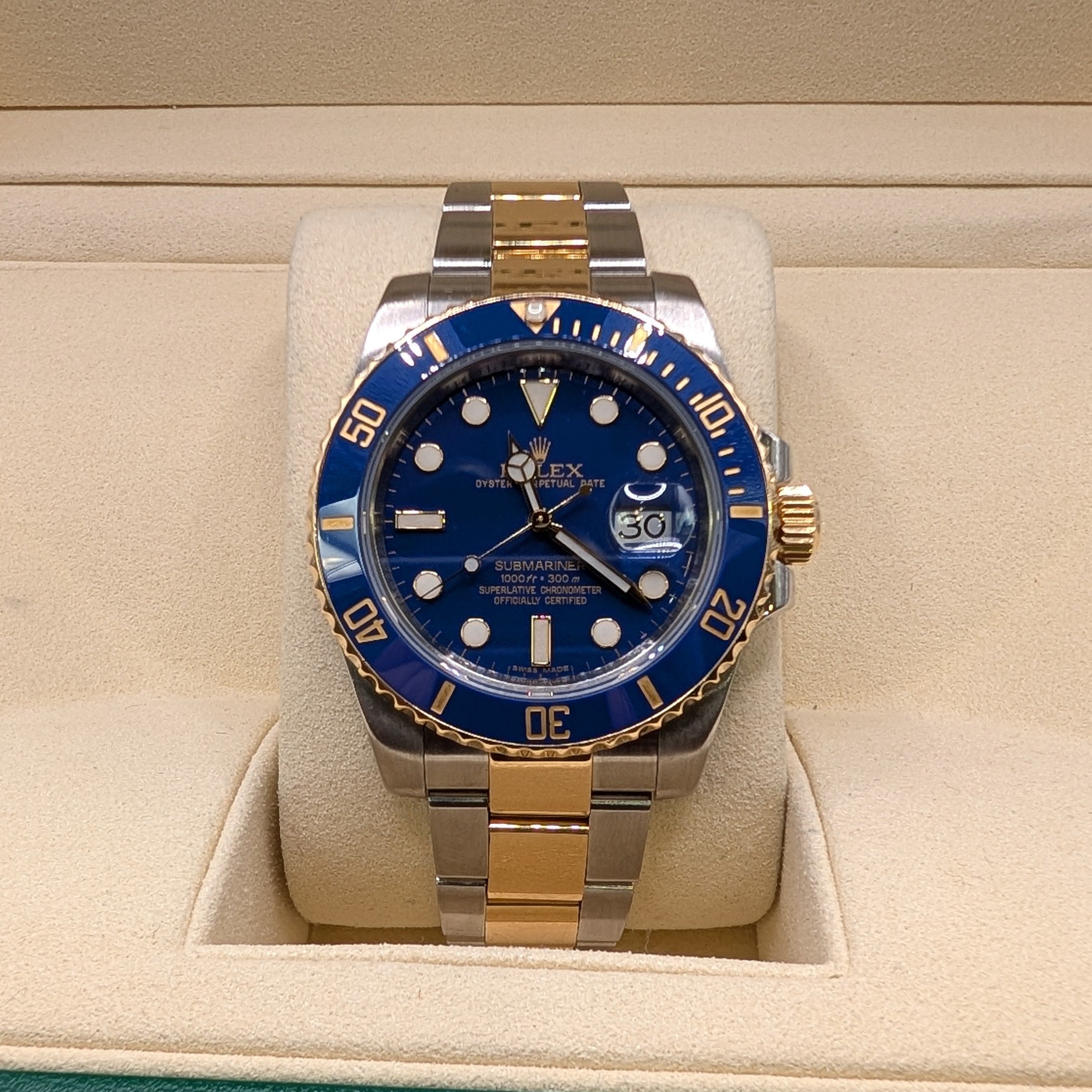 Rolex Submariner "Bluesy" 40mm, Two Tone, Blue Dial (Ref. 116613LB)