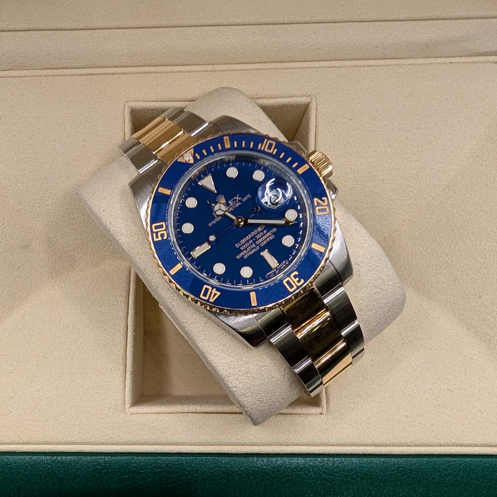 Rolex Submariner "Bluesy" 40mm, Two Tone, Blue Dial (Ref. 116613LB)